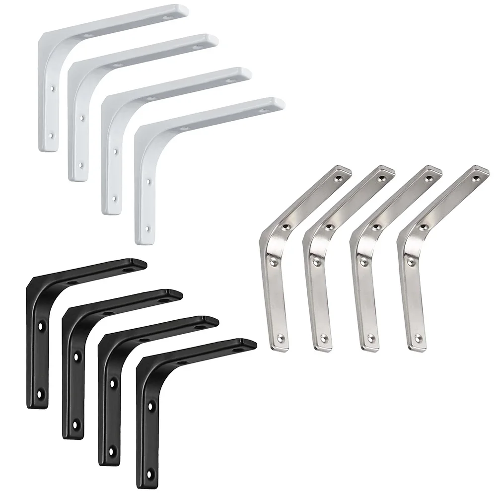 L-Shape-Shelf-Brackets-Heavy-Duty-Metal-Cast-Iron-Wall-Mounted-Right ...