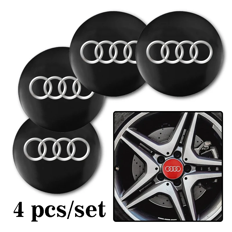 4pcs-Car-Wheel-Stickers-56mm-Auto-Center-Hub-Cap-Decal-For-Audi-Sline ...