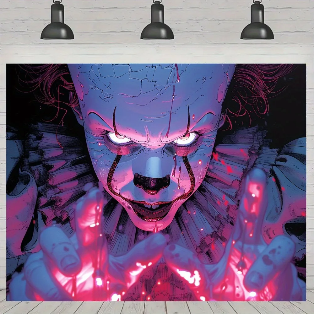 Large-Blood-Stained-Spooky-Photo-Backdrop-Cloth-Creepy-Halloween-Horror ...