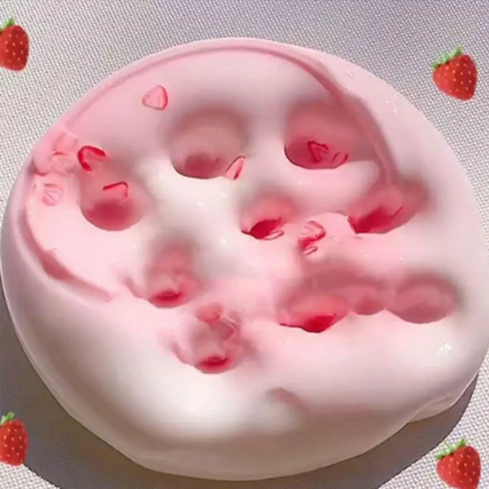 Peach-Crystal-Slime-Fake-Candy-Non-Sticky-Slime-Soft-Jelly-Clay-For ...