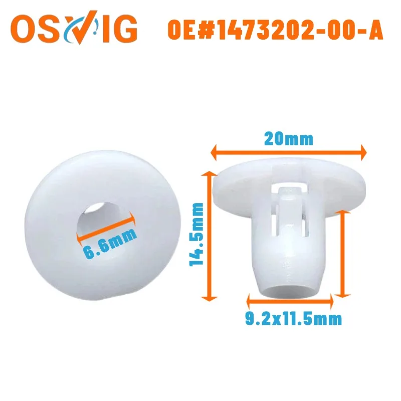 10개 OE # 1473202-00-A 147320200A 테슬라 모델 3 및 모델 Y 좌우 헤드라이트 고정 버클에 적용 가능 ...