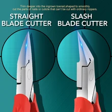 1Pcs Toenail Clippers Straight Slash Blade For Thick Ingrown Hard Nail ...