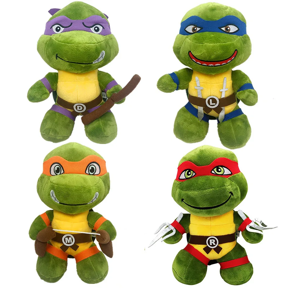 26cm-Ninja-Turtles-Plush-Dolls-Anime-Game-TMNT-Leo-Raph-Mike-Don ...