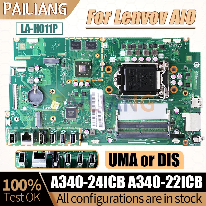 For-Lenovo-AIO-A340-24ICB-A340-22-Mainboard-11S01LM716ZZZ-71NH0138045 ...