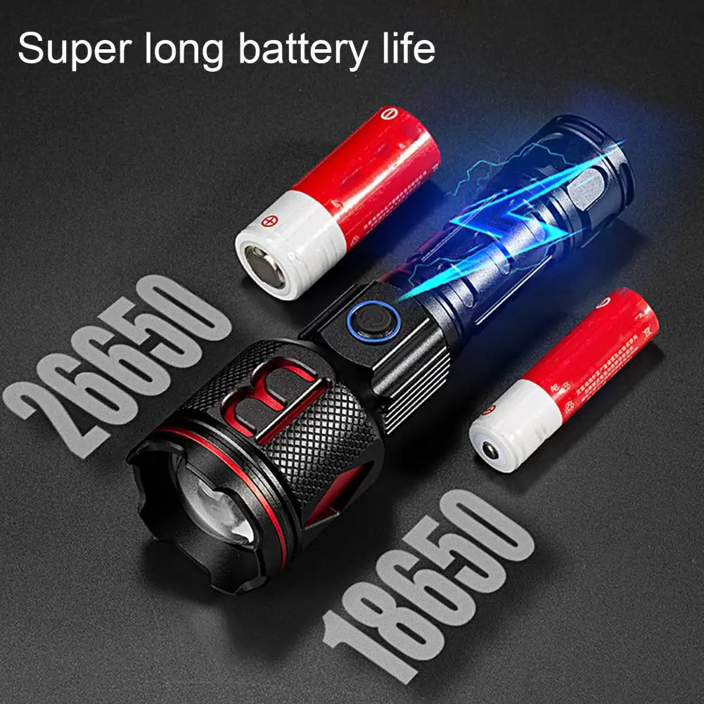 Outdoor-Flashlight-Easy-to-Carry-Illumination-Flashlight-USB ...