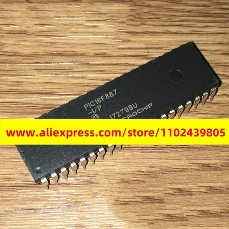 PIC16F887-I-P-New-And-Original-IC-Chip-DIP-40-16F887-The-Microchip-Controller-PIC ...