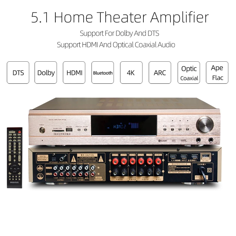 5.1 Home Theater Amplifier Hdmi | Audio Video Amplifier Hdmi | Hdmi ...
