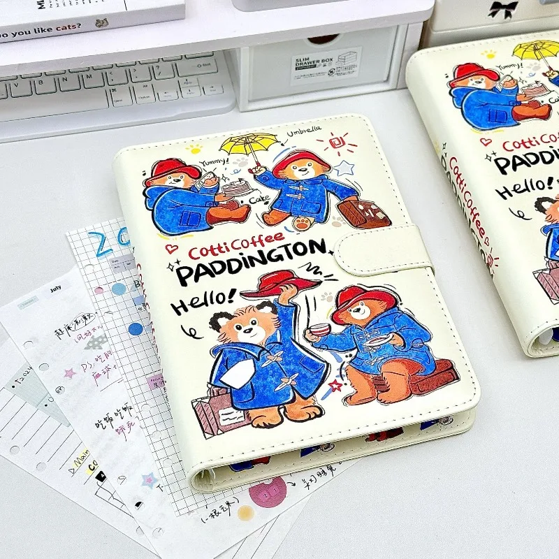 Movie Paddington Bear 3 Leather Loose Leaf Notebook with Soft Surface ...