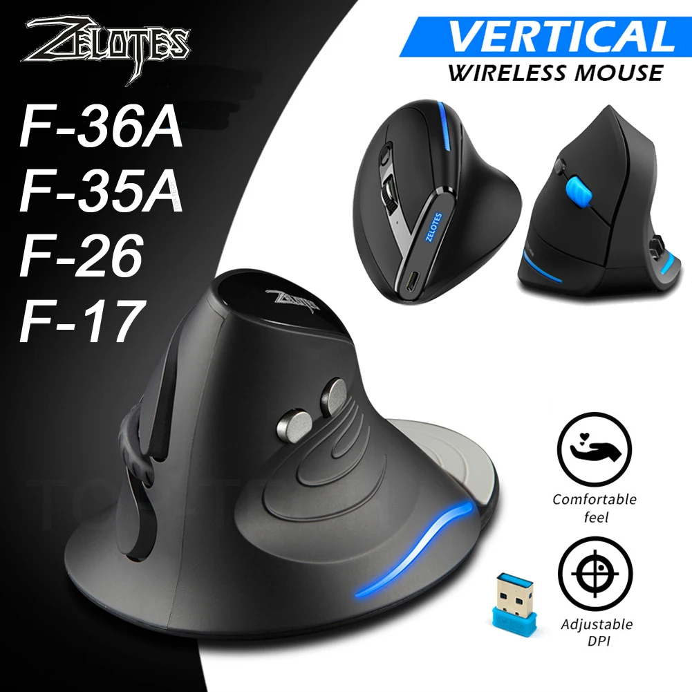 ZELOTES-rat-n-ptico-vertical-para-videojuegos-perif-rico-inal-mbrico-de ...