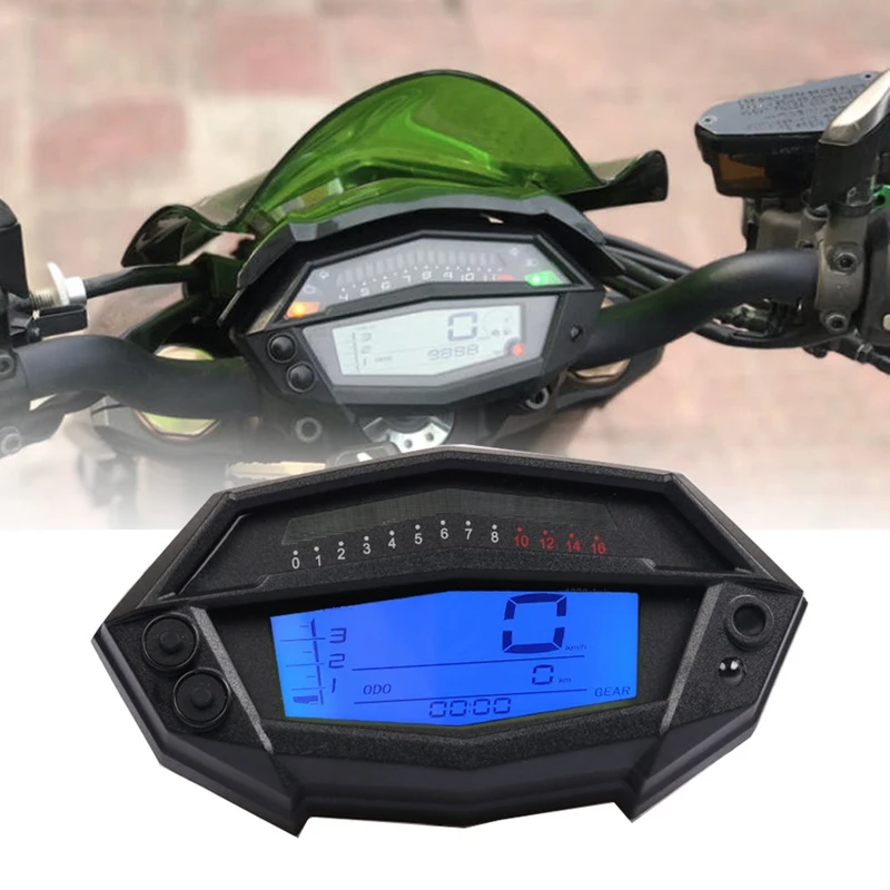 Motorcycle-Tachometer-Hour-Meter-Digital-Speedometer-Gear-Indicator-7 ...