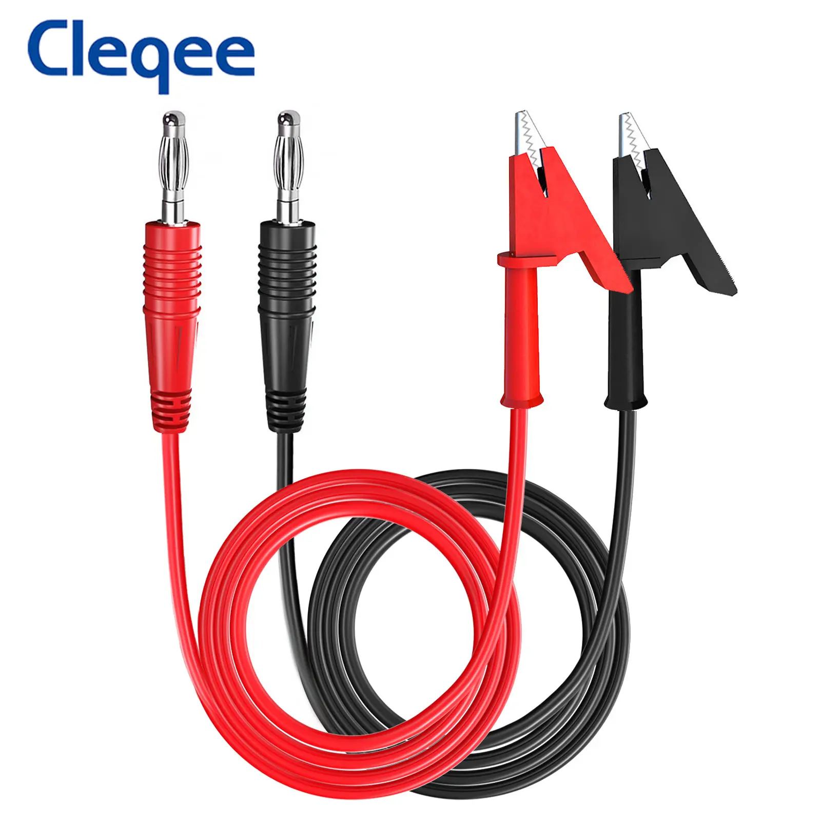 Cleqee-P1040-2PCS-4mm-Banana-Plug-to-Crocodile-Alligator-Clip ...