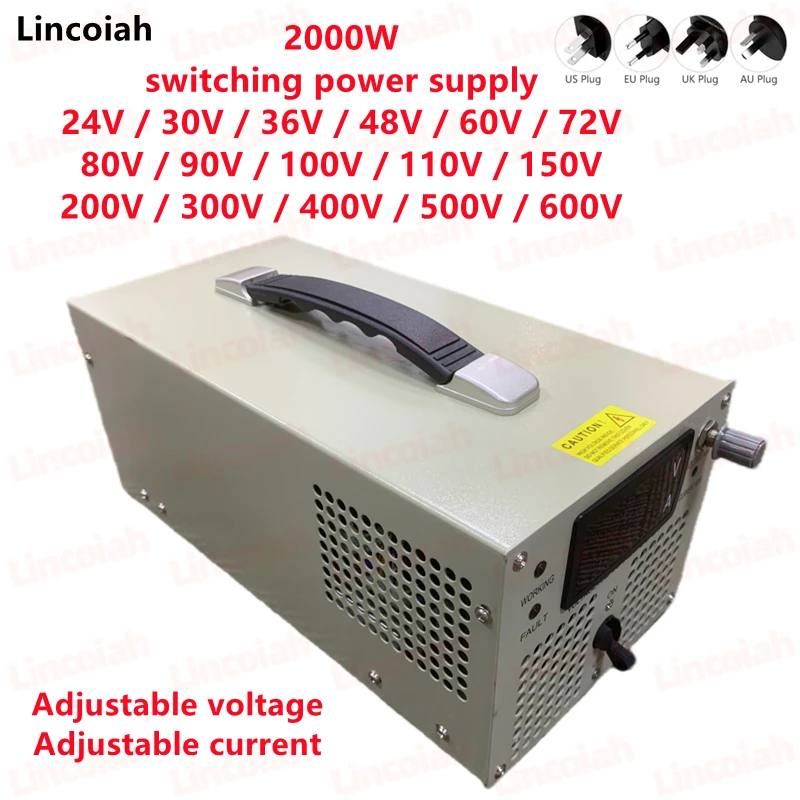 2000w Switching Power Supply Ac To Dc 0 12v 24v 36v 48v 60v 70v 80v 90v