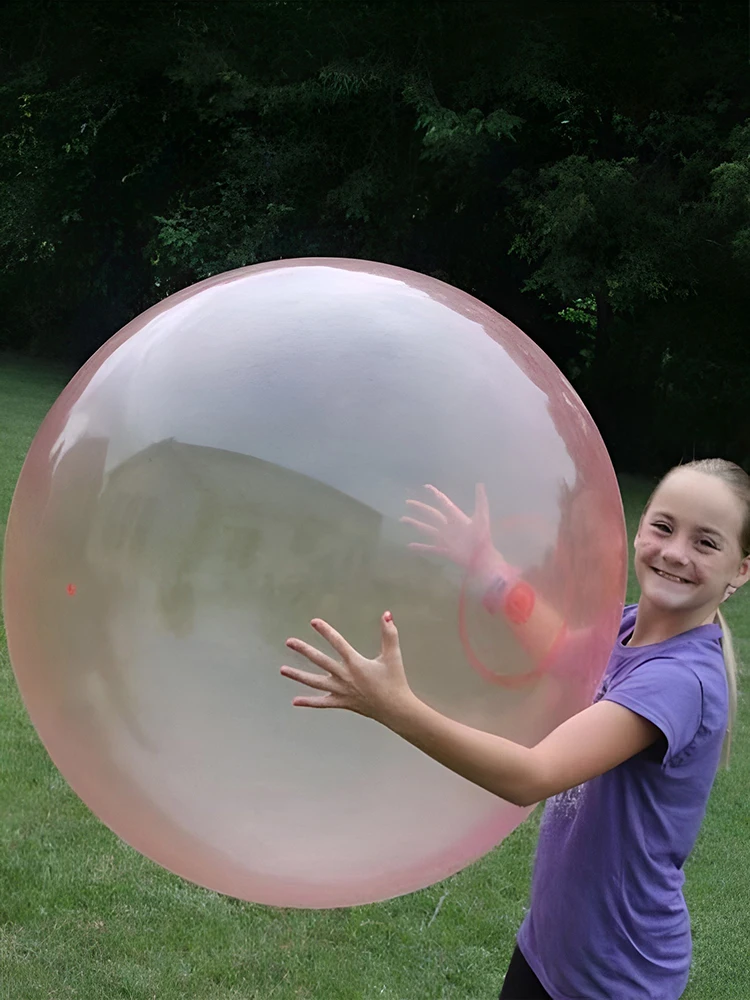 Children-Outdoor-Soft-Air-Water-Filled-Toys-Bubble-Ball-Elastic-Ball ...