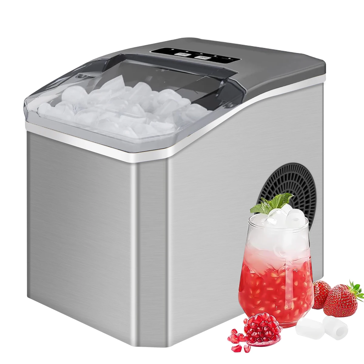 Electric-Ice-Maker-220-V-Kitchen-Machines-Electric-Cubes-Professional ...