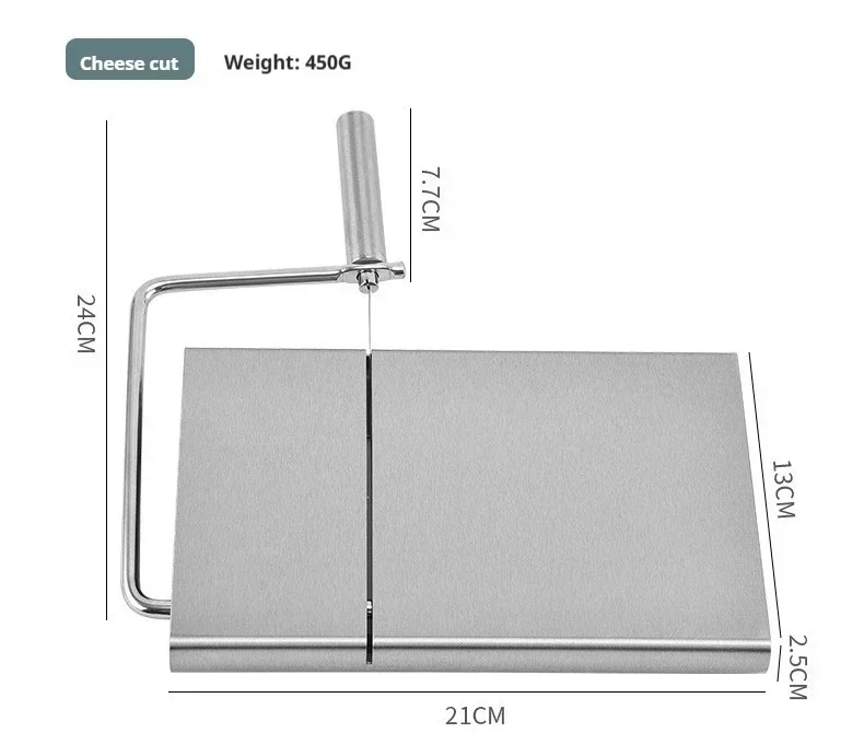 🧀 Adjustable Wire Cheese & Butter Slicer – Chefly Goods