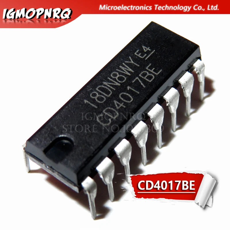 10pcs-lot-CD4017-CD4017B-CD4017BE-4017-DECADE-COUNTER-DIVIDER-IC-new ...