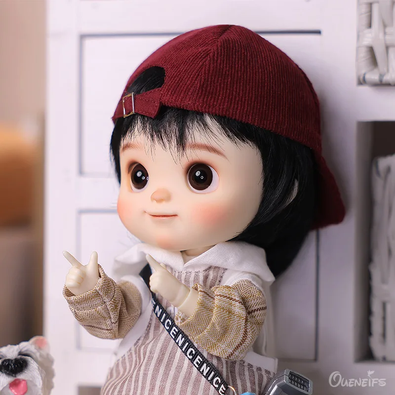 Omelet Doll BJD 1/6 24cm Smiling doll with big eyes bebe Reborn ...