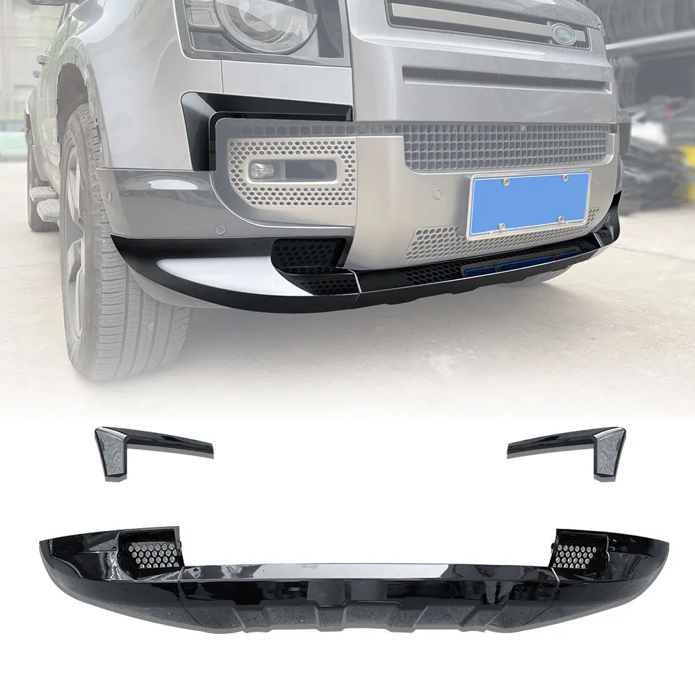 For-land-rover-defender-2020-2023-Front-Bumper-Lip-car-Accessories ...