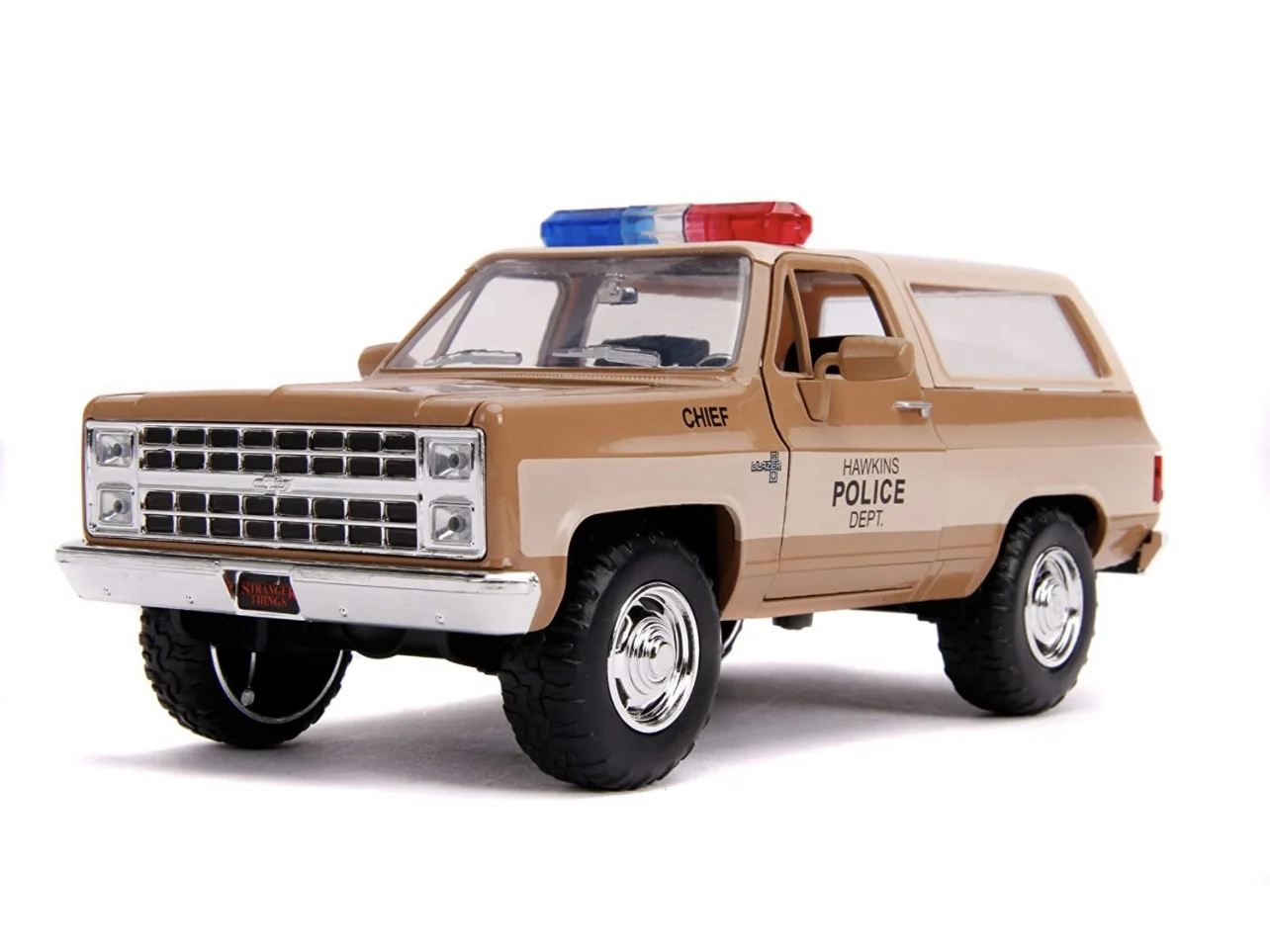 Trailblazer coche de policía a escala 1/24, vehículo todoterreno, coche ...