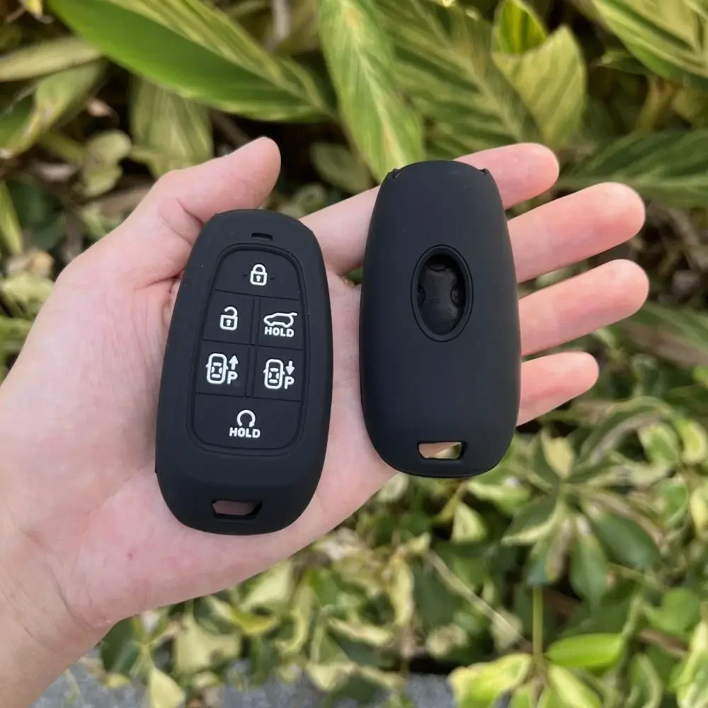 6-Kn-pfe-Silikon-Auto-Anh-nger-Schl-ssel-etui-Abdeckung-Hauts-chutz-h ...