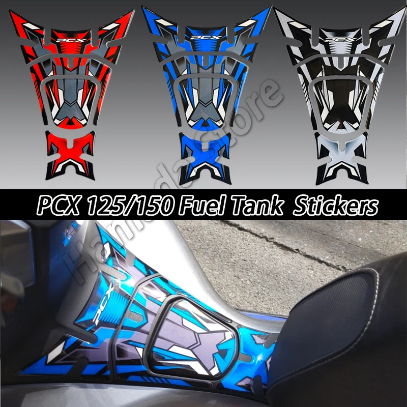 Motorcycle-Stickers-Fuel-Tank-Decals-Accessories-For-HONDA-PCX-125-150 ...
