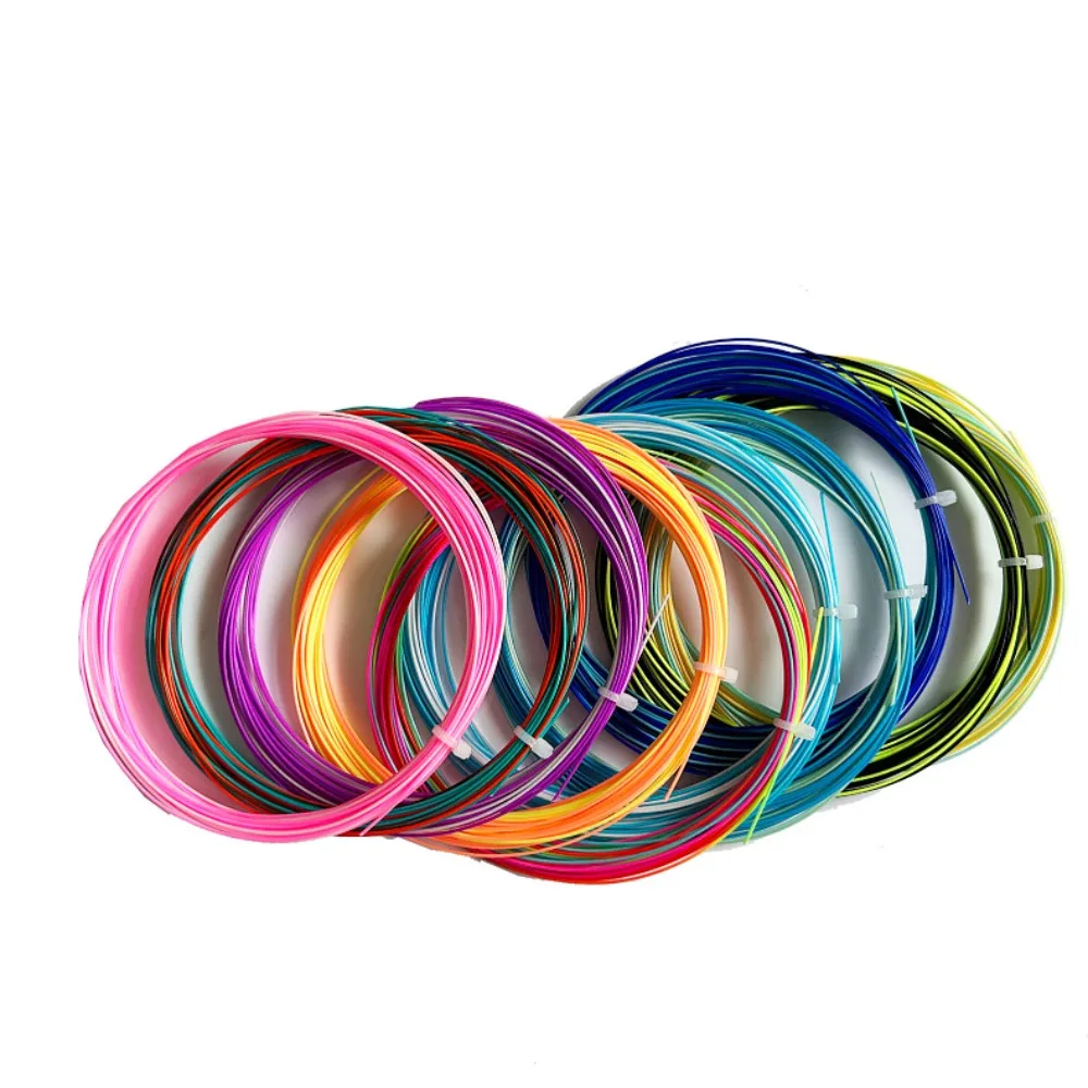 Elastic-Colorful-Rainbow-Badminton-String-Assorted-Color-Colorful ...