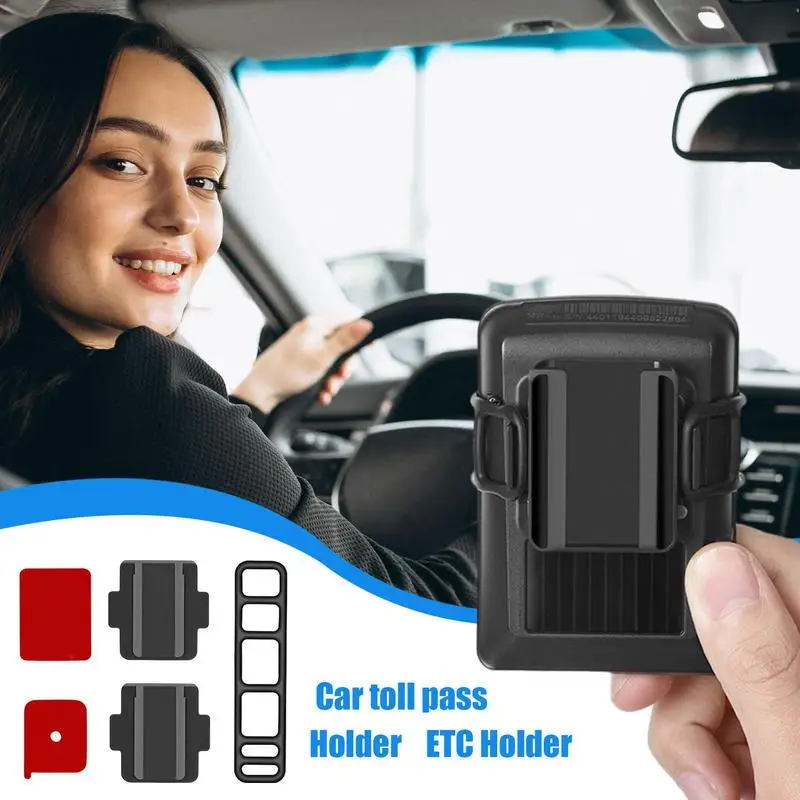 Transponder-Holder-For-Car-Detachable-Toll-Pass-Windshield-Mount-EZ ...