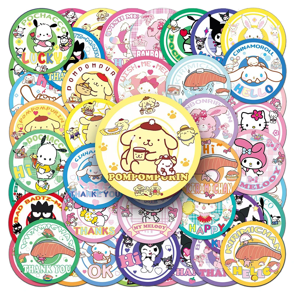 10-30-50PCS-Kawaii-Sanrio-Badge-Stickers-Anime-Decals-Car-Motorcycle ...