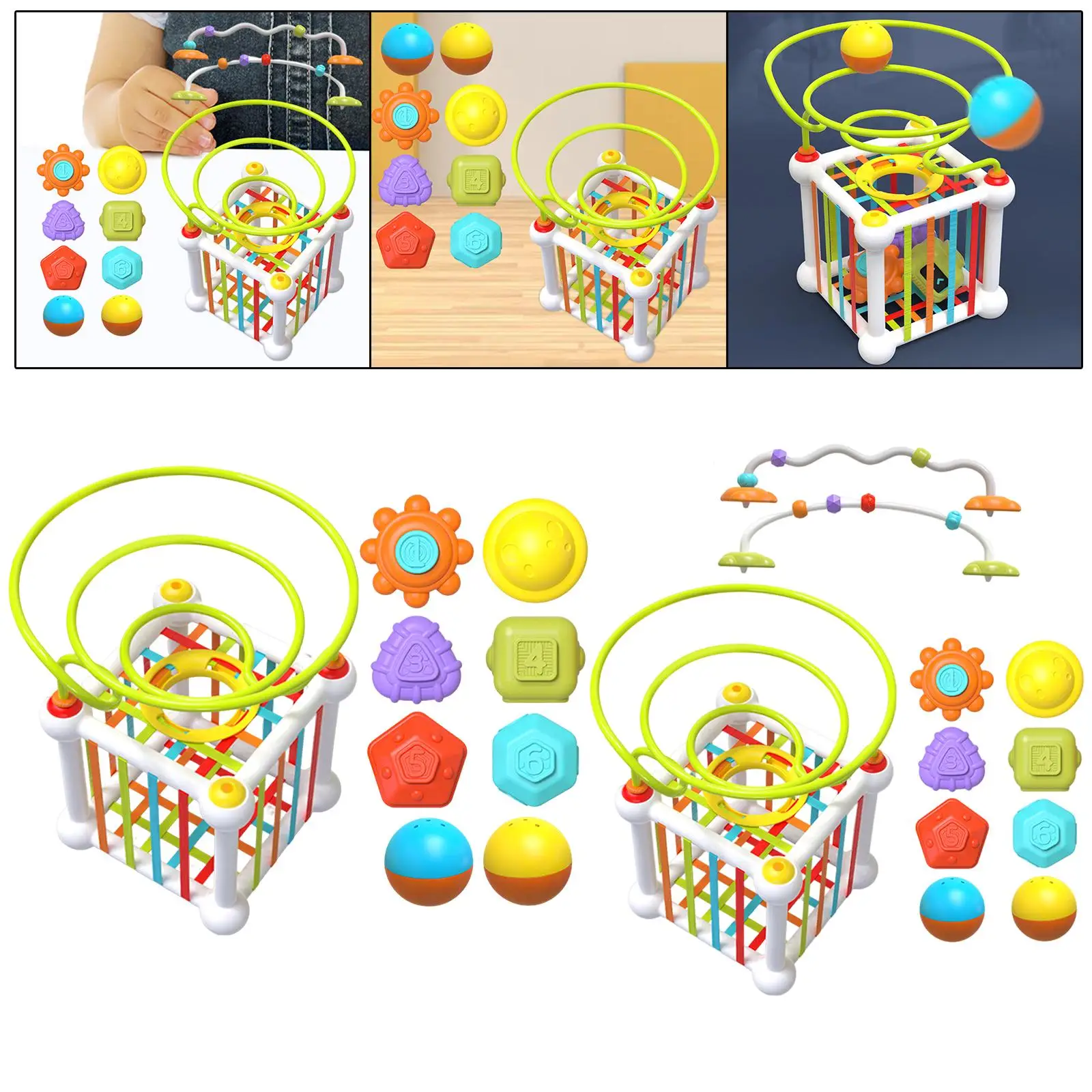 Toddlers-Shape-Sorter-Toys-Interactive-Fine-Motor-Skills-Sensory ...
