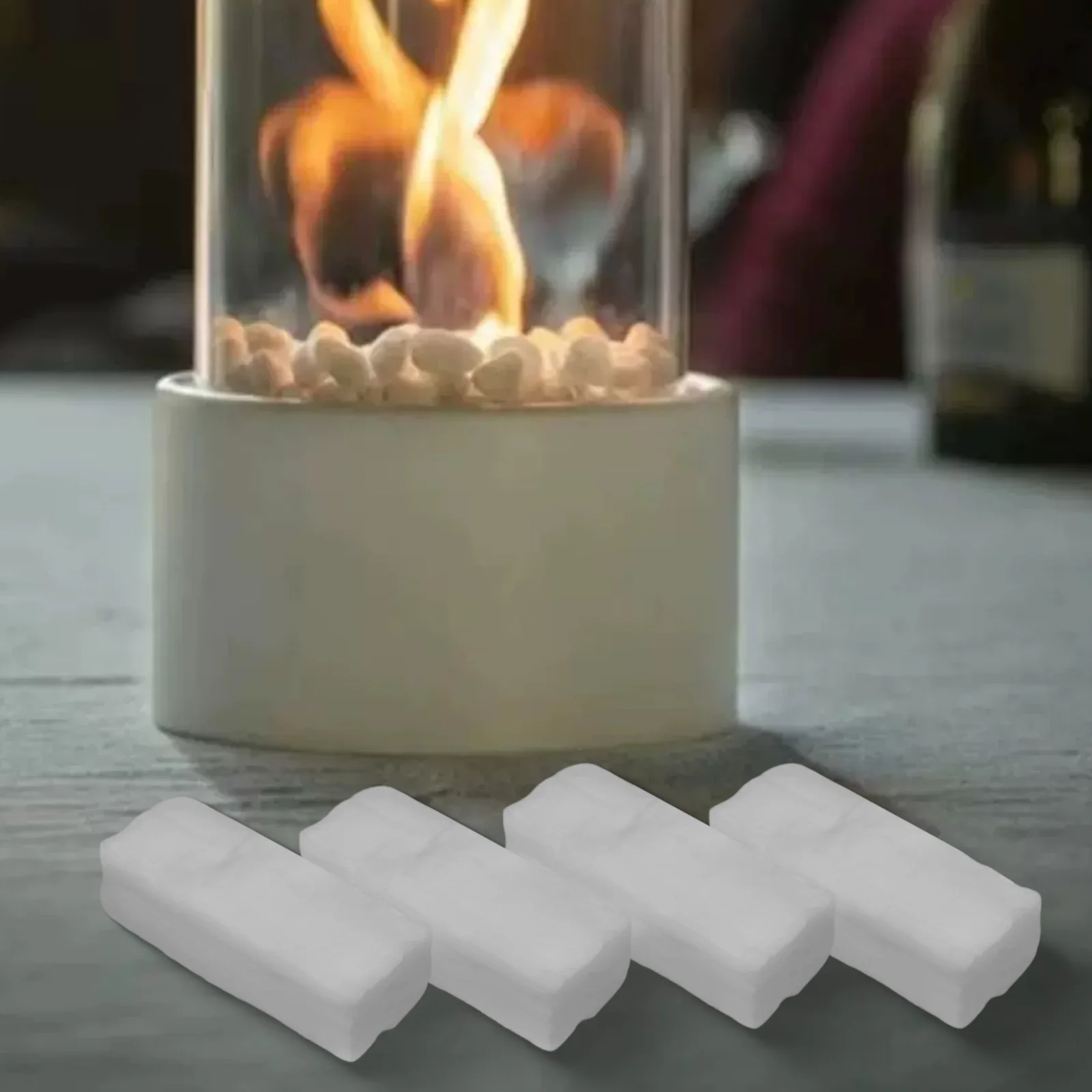 Indoor Ethanol Fireplace Wool Wicks 24 Pack Bioethanol Sponge ...