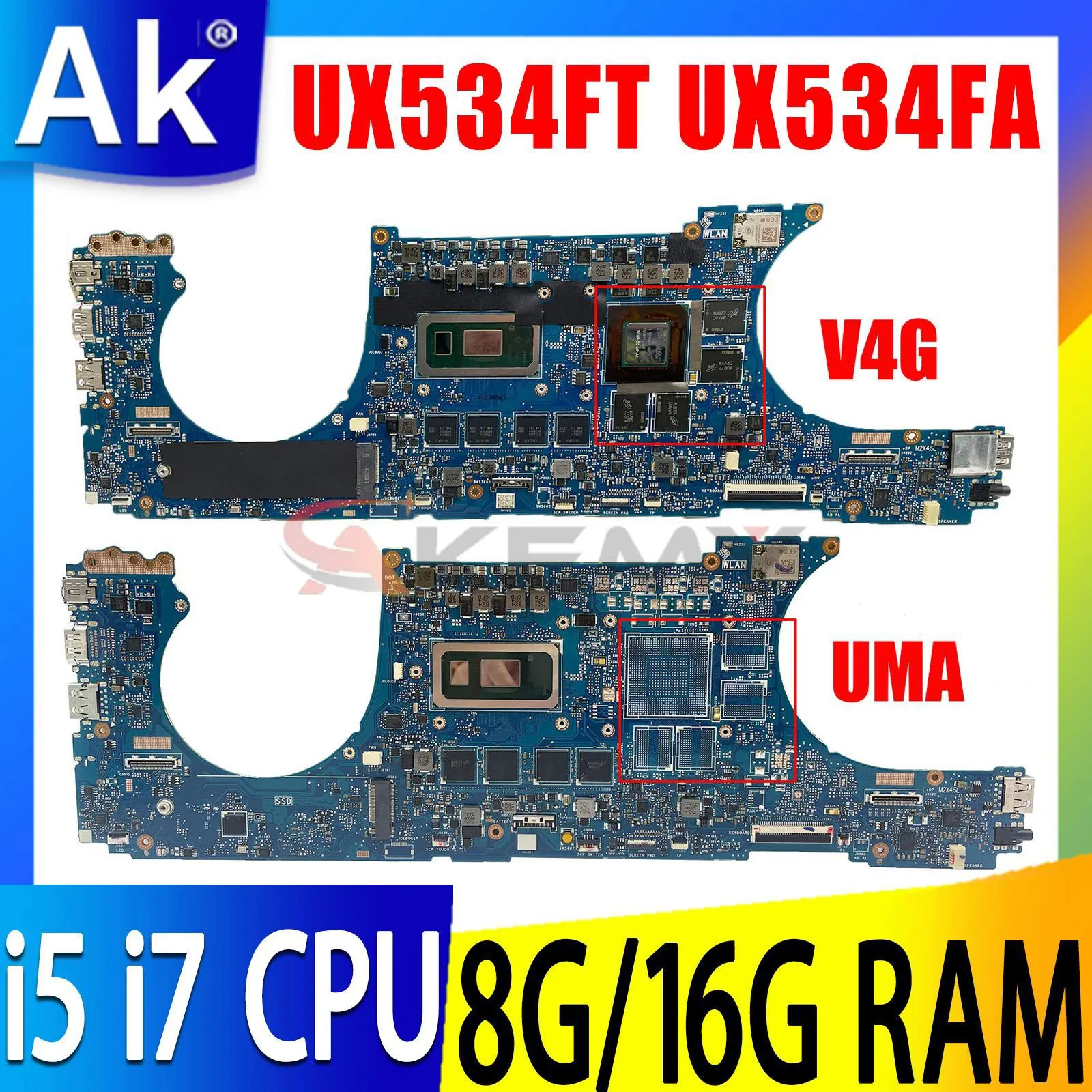 Shenzhen-For-ASUS-UX534FA-UX534FAC-UX534FN-UX534FT-UX534FTC-UX534F ...