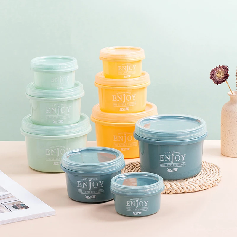 Nordic-Style-Round-Fresh-Keeping-Box-Outdoor-Food-Storage-Container ...