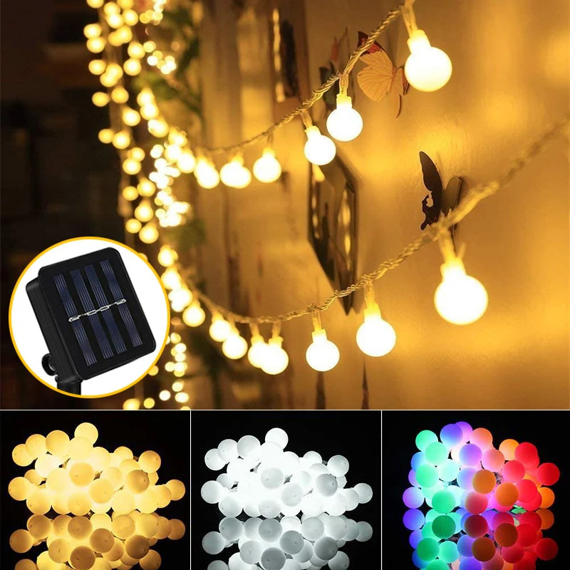 Solar-String-Lights-Outdoor-Waterproof-USB-Globe-String-Light-With-8 ...