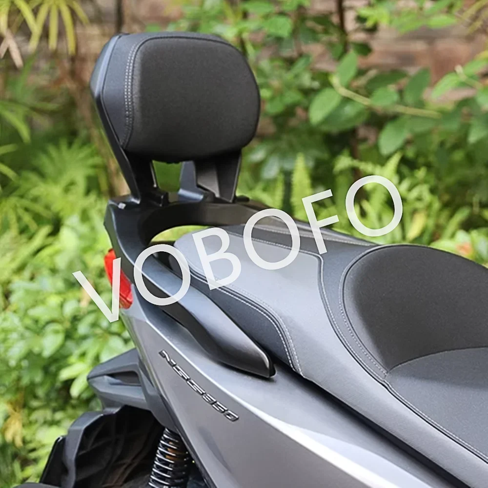 Motorcycle rear seat backrest tail wing waist armrest lumbar support ...