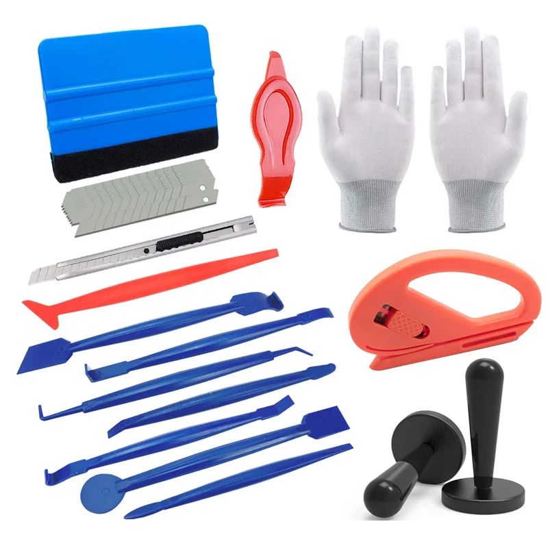 16Pcs-Car-Vinyl-Wraps-Tools-Window-Tint-Film-Tool-Kit-Wrap-Gloves-Felt ...