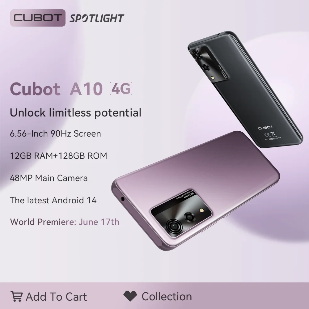 World-Premiere-Android-Smartphone-Cubot-A10-12GB-RAM-4GB-8GB-128GB-ROM ...
