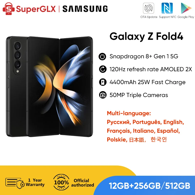 Global-Rom-Samsung-Galaxy-Z-Fold4-5G-Smartphone-F9360-Snapdragon-8-Gen ...