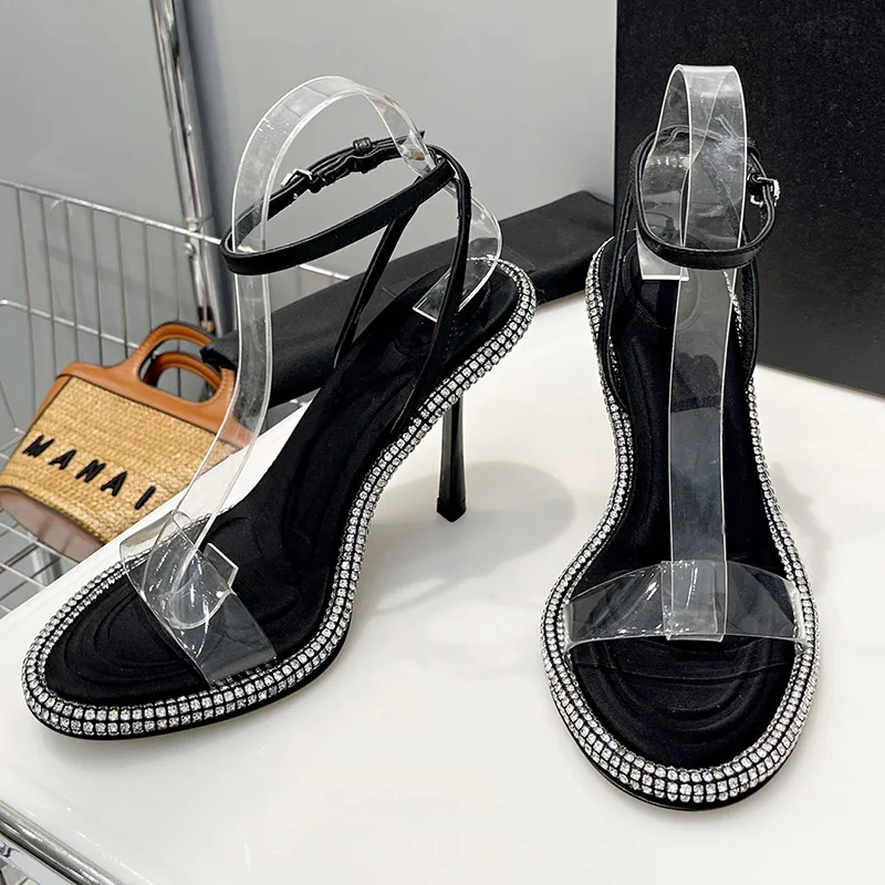 Trend-Rhinestones-Sandals-for-Women-Summer-High-Heels-Peep-Toe-Thin ...