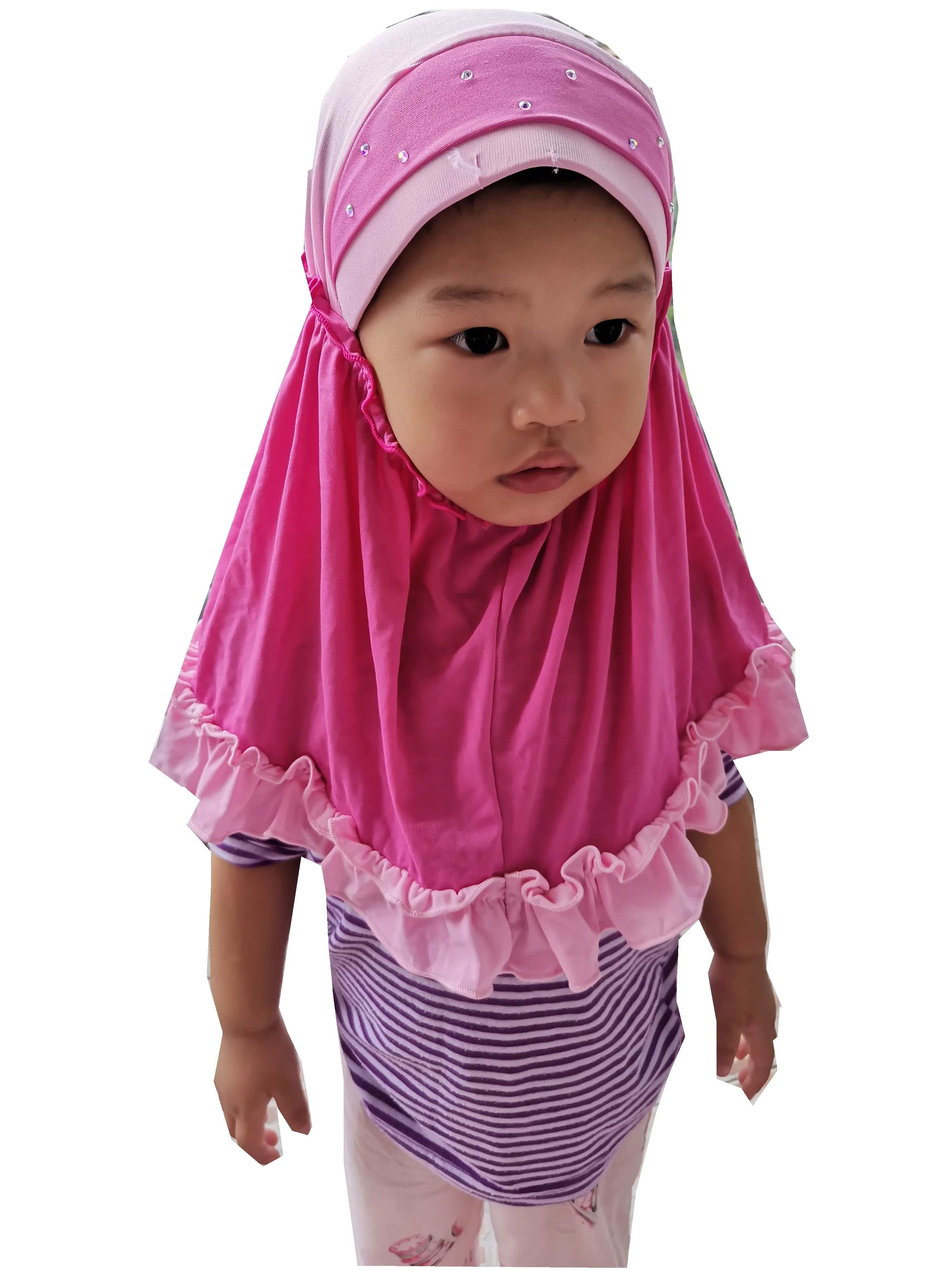 Girl-Hijab-1-4years-Old-Fashion-One-Piece-MUSLIM-Children-HIJAB-Small ...