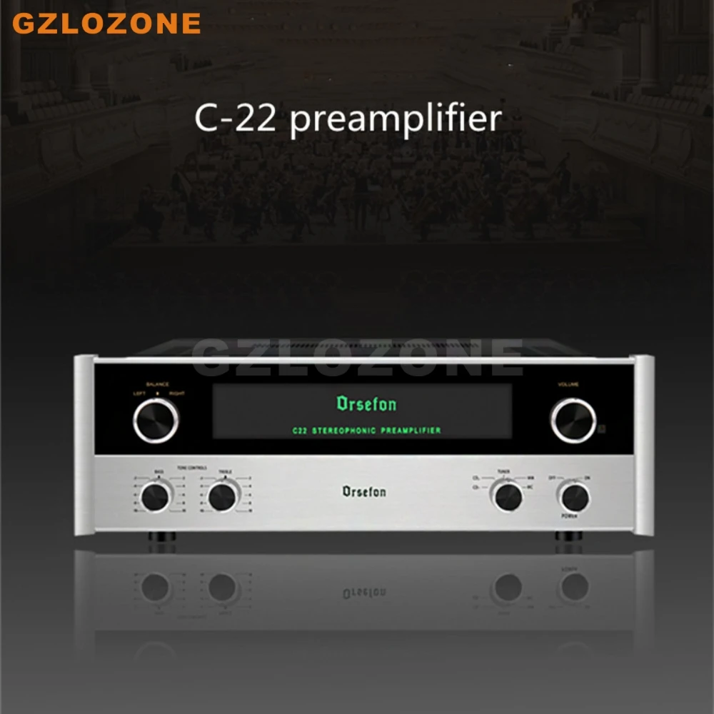 Clone Mcintosh C22 12AX7/12AT7 Tube Preamp XLR/RCA/Phono MM MC Phono ...
