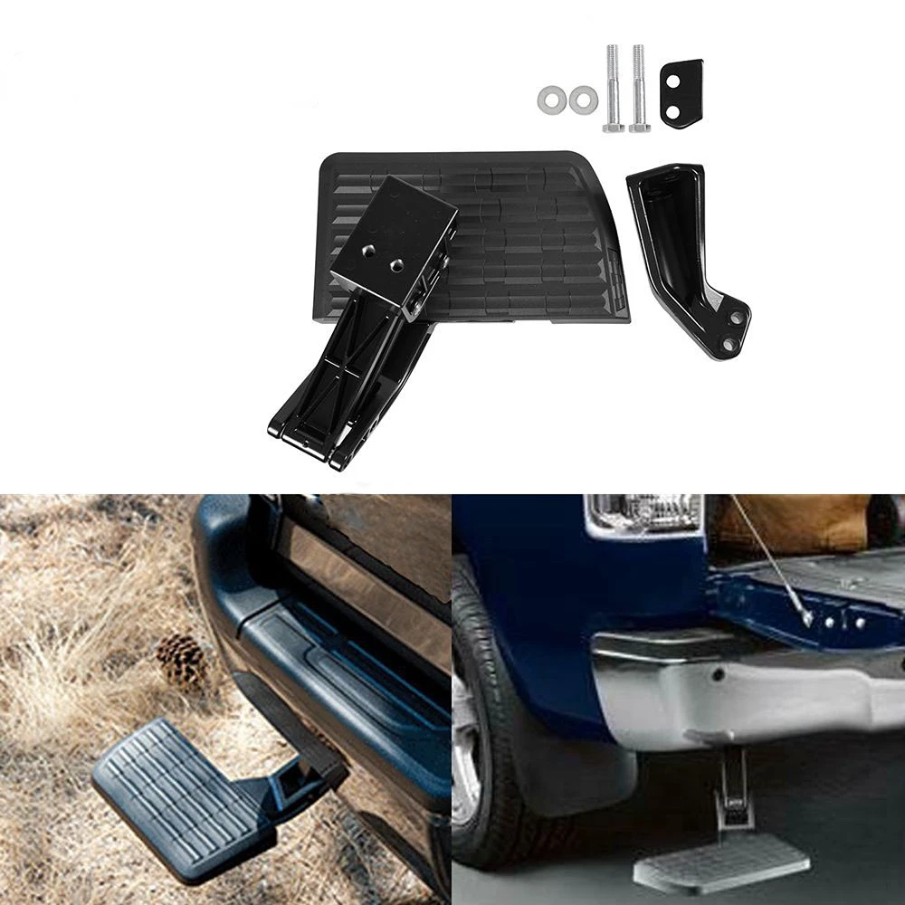 Retractable-Back-Rear-Bumper-Foot-Step-T-Step-BedStep-Off-Road-Pedal ...