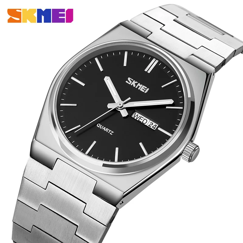 Skmei Mens Watches Business World Time | Skmei Men Waterproof Quartz ...