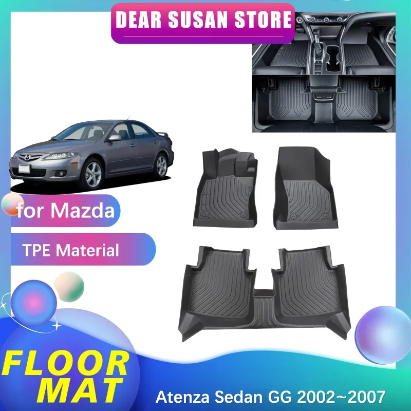 Car-Floor-Mat-for-Mazda-6-Mazda6-Atenza-Sedan-GG-2002-2007-2003-Part ...