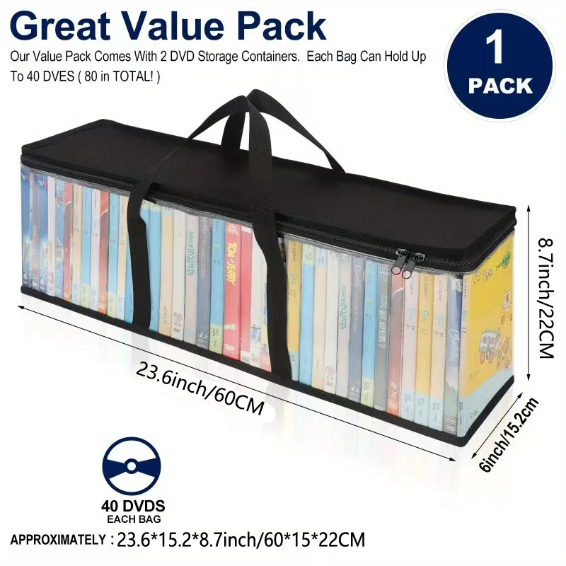 Portable CD Bag, Baseball Hat Storage Bag, Sealed Book Transparent ...