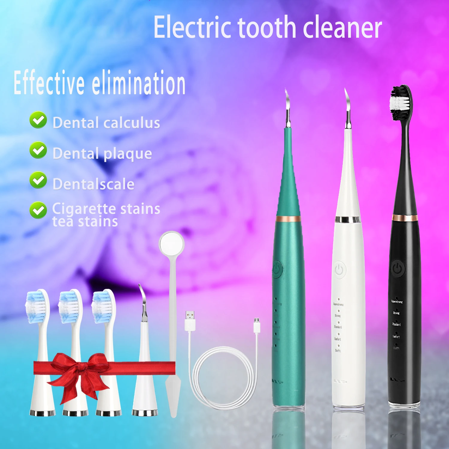 Electric-Toothbrush-Sonic-Dental-Teeth-Whitening-Kit-Tooth-Whitener ...