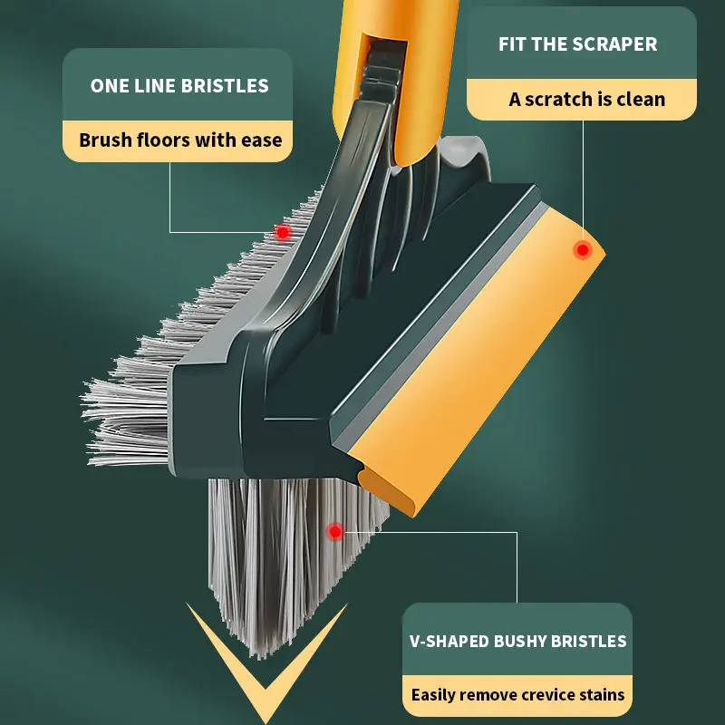 2-in-1-cleaning-brush-Floor-scraping-brush-Long-handle-V-shaped-stiff ...