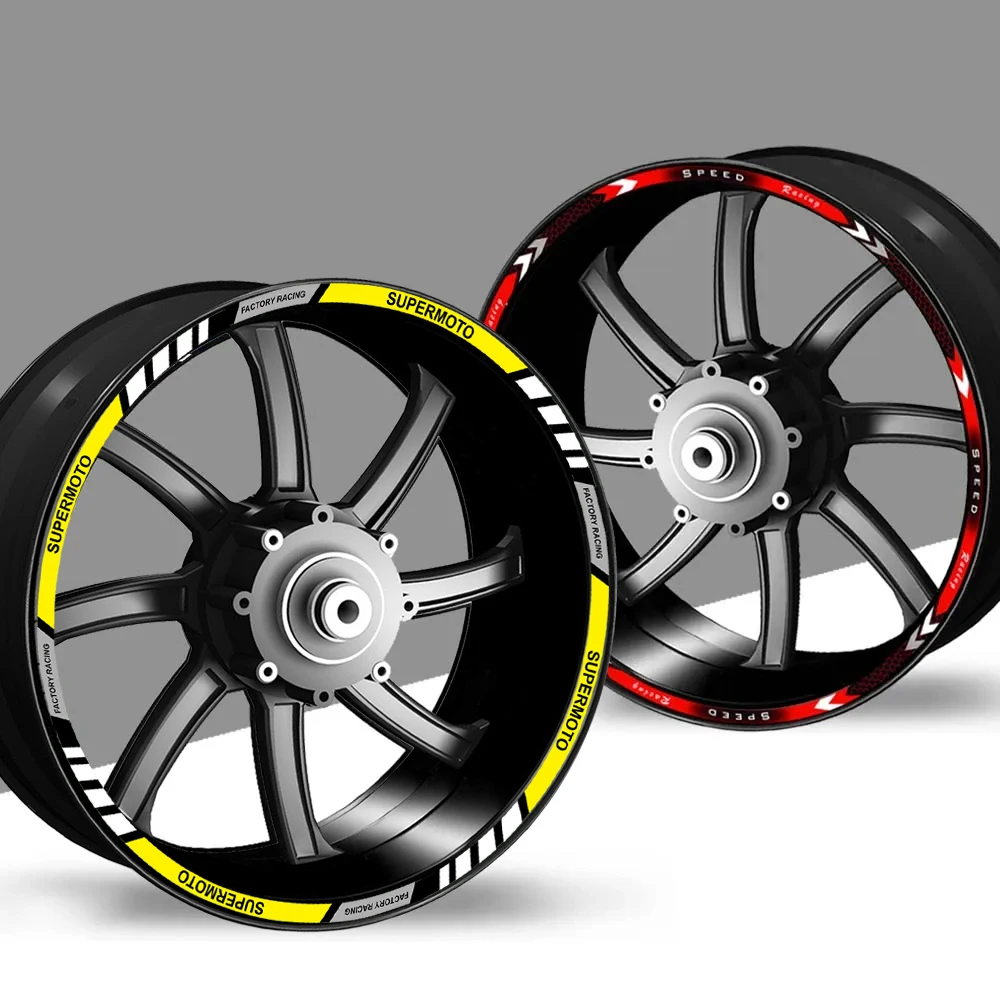 10-12-17-18-Motorcycle-wheel-Sticker-Reflective-Hub-Stripe-Rim-Decal ...