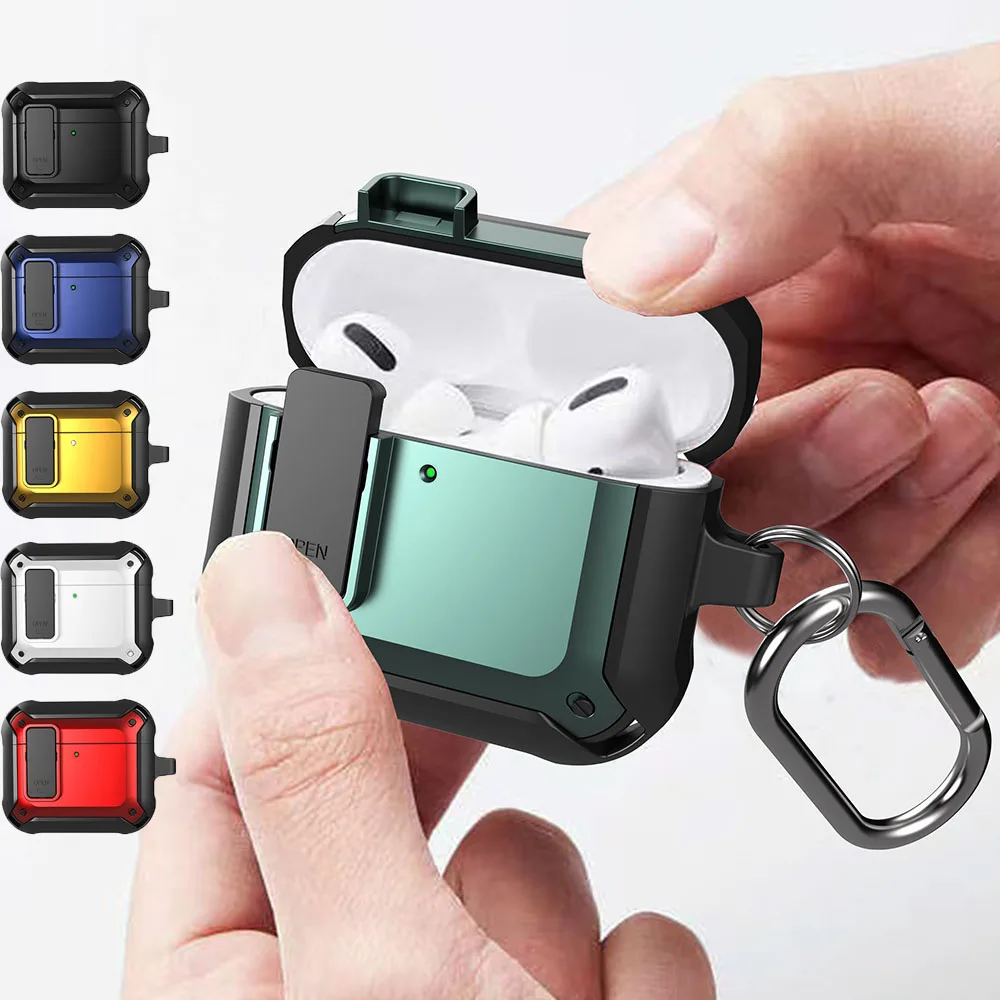 Security-Lock-Switch-Earphone-Case-For-Apple-AirPods-4-2024-Cover-for ...