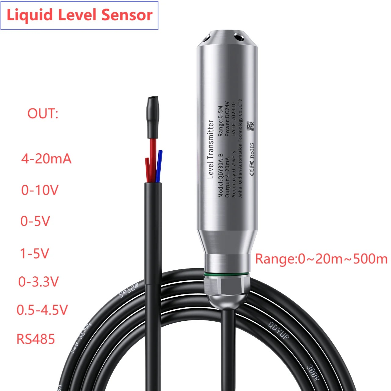 7M-Liquid-Level-Sensor-Transmitter-Submersible-Liquid-Level-Transducer ...