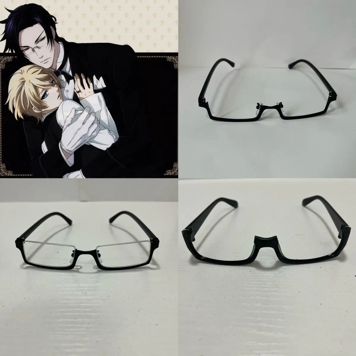 Claude Black Butler Without Glasses